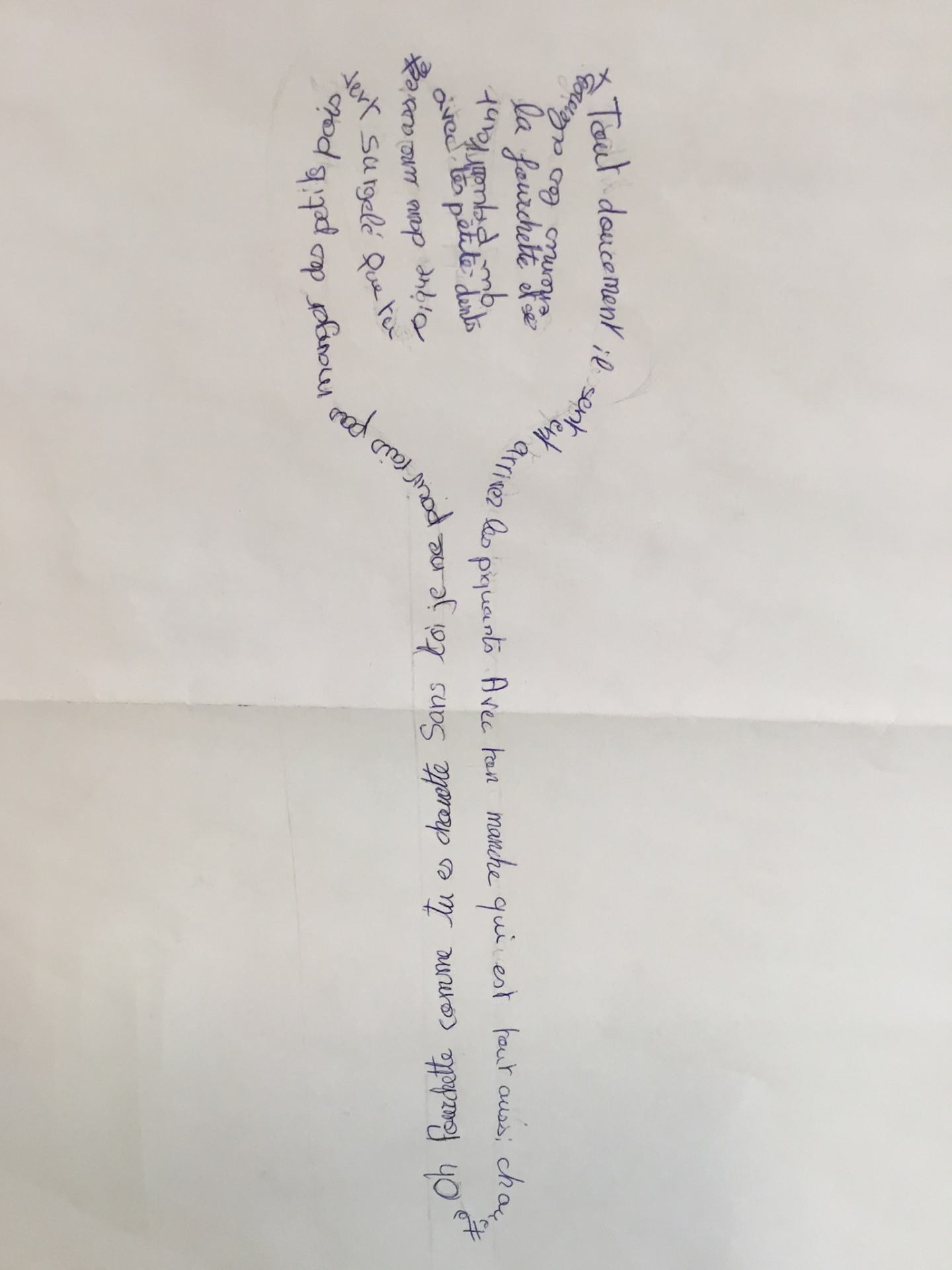 Des calligrammes en 5ème - Cours du Sacré-Cœur