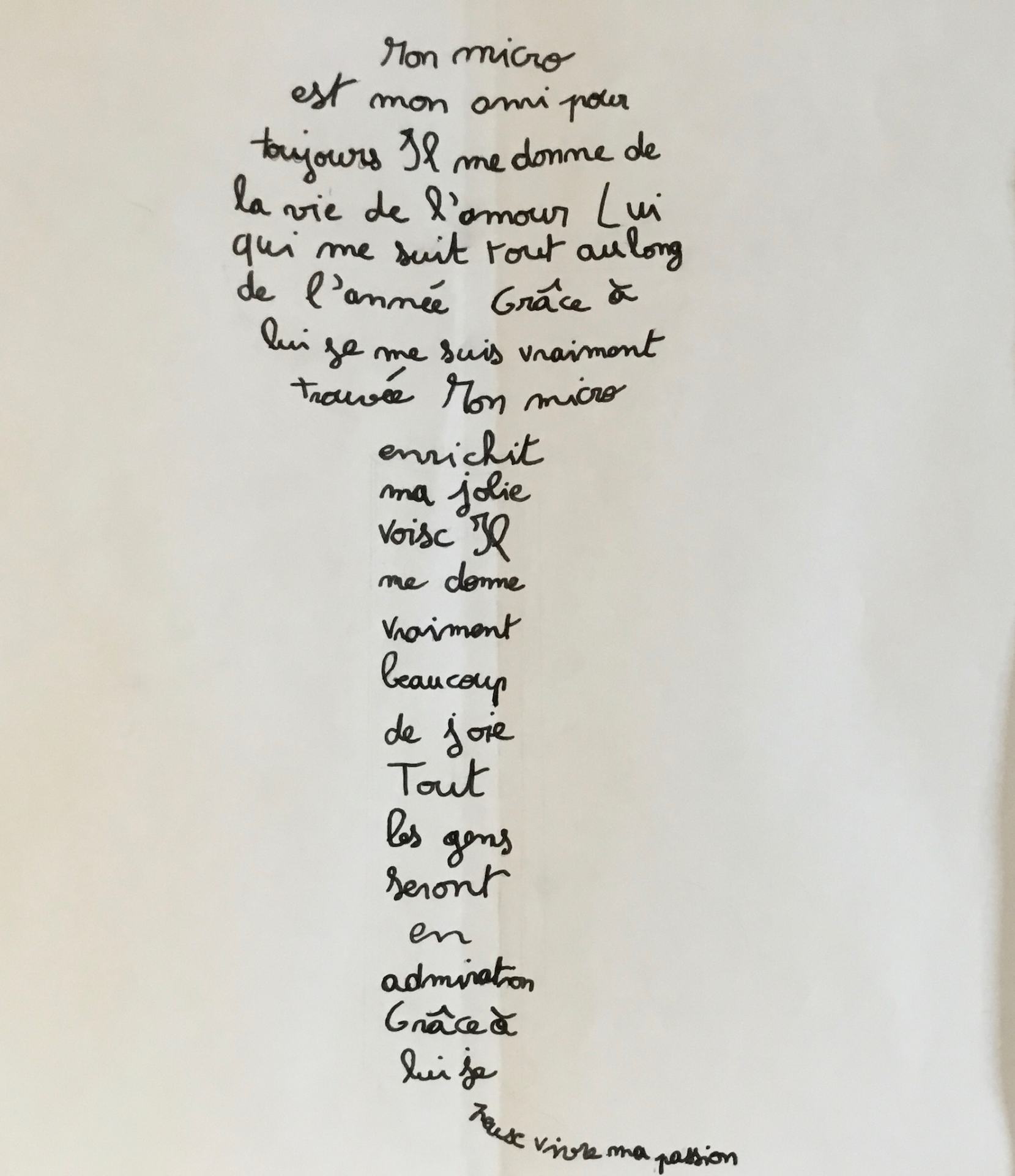 Des calligrammes en 5ème - Cours du Sacré-Cœur