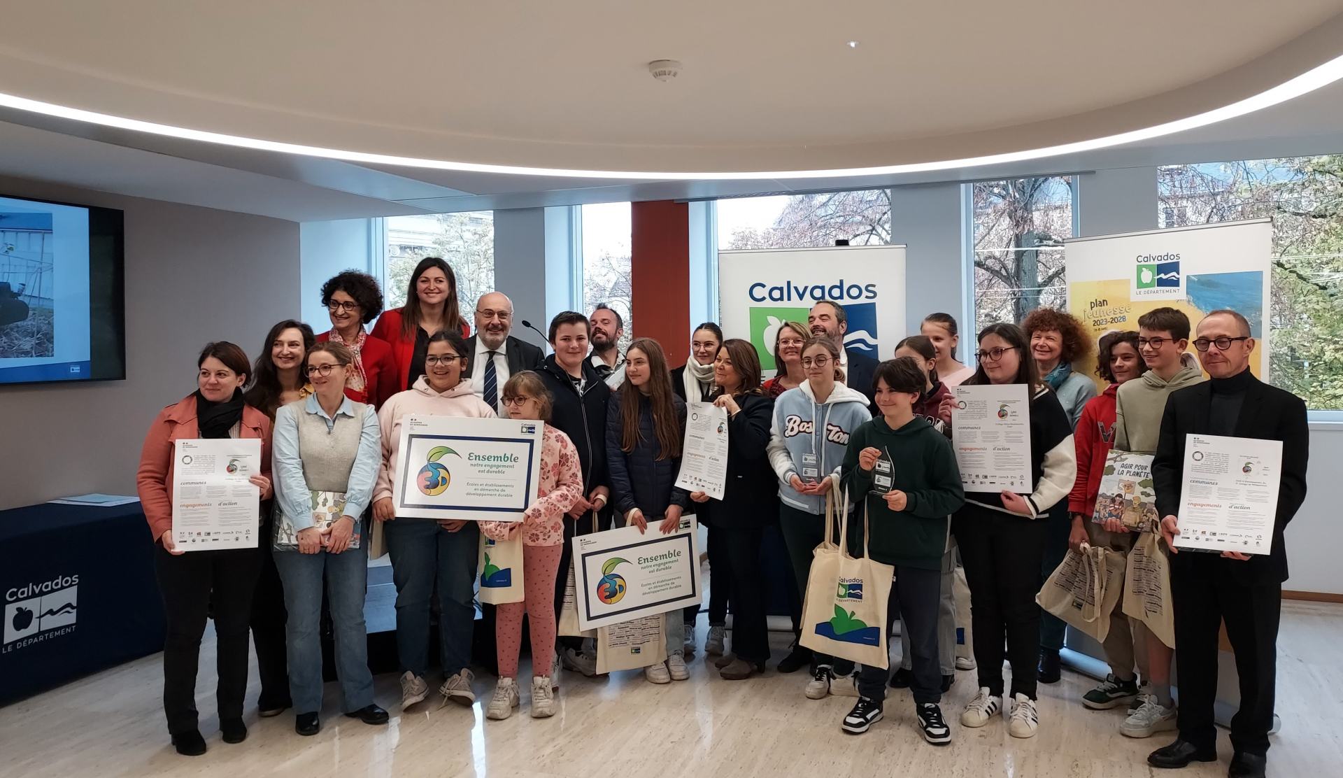 Remise du label E3D (développement durable) - Cours du Sacré-Cœur